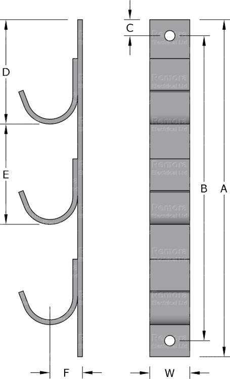 Galvanised Cable Hangers - Remora Electrical Limited