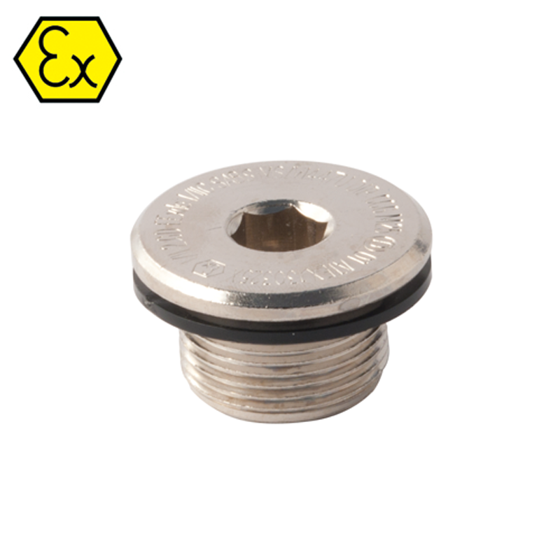 Metric EExde I/IIC Nickel Plated Dome Head Stopping Plug - Remora ...