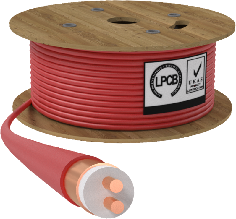 MICC Cable 3L 1.5mm2 - 100m Drum - Red - Remora Electrical Limited