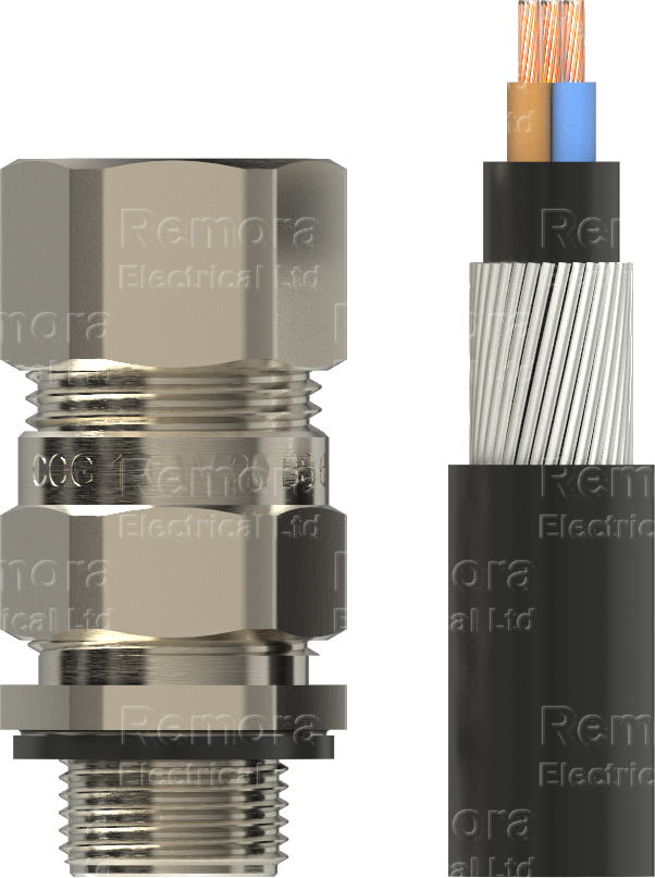 CCG CW Cable Gland - Nickel Plated - Remora Electrical Limited