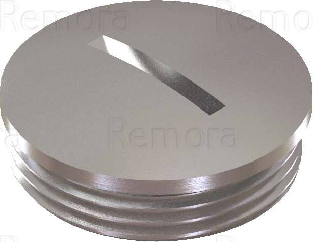 Round Head Brass Industrial Stopping Plug - Standard Range - Remora ...